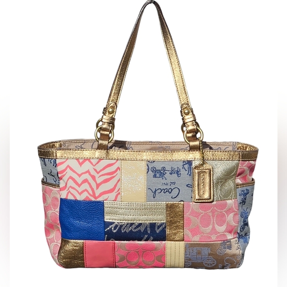 Coach | Bags | Coach Princess Line Patchwork Anniversary Shoulder Bag ...